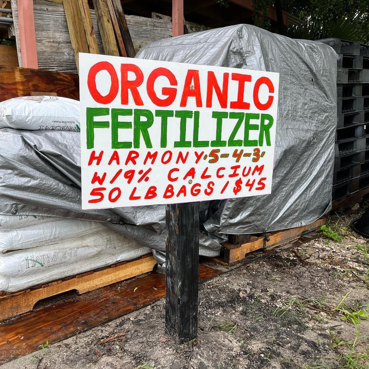 Organic Fertilizer - Harmony 5-4-3 (9% Ca) – Incredible Edible Landscapes